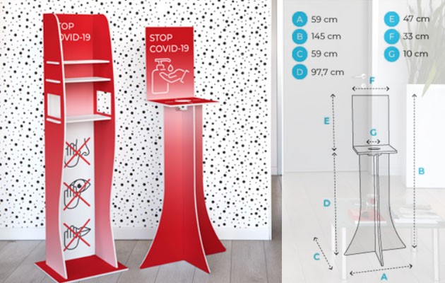Hand gel dispenser stand- Sanitising has become an everyday essential ...