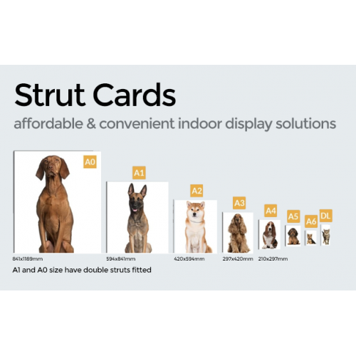 Display Cards for receptions- counters and desks- Turn your surface ...